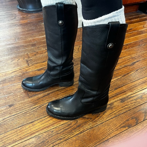 FRYE AND CO. | Shoes | Frye Melissa Double Soul Button Lug Tall Boot ...